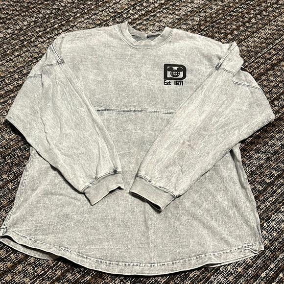 Disney | Tops | Disney Grey Spirit Jersey Acid Wash Florida Exclusive ...